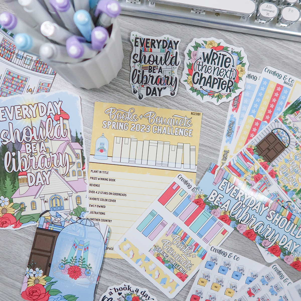 Books & Bouquets Spring 2023 Reading Challenge – Creating & Co