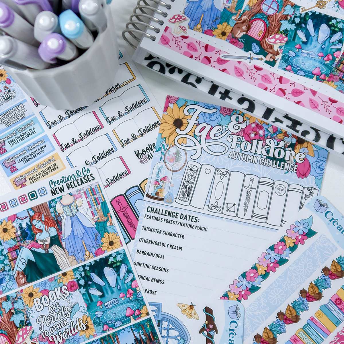 Fall 2025 Reading Challenges: Fae & Folklore – Creating & Co